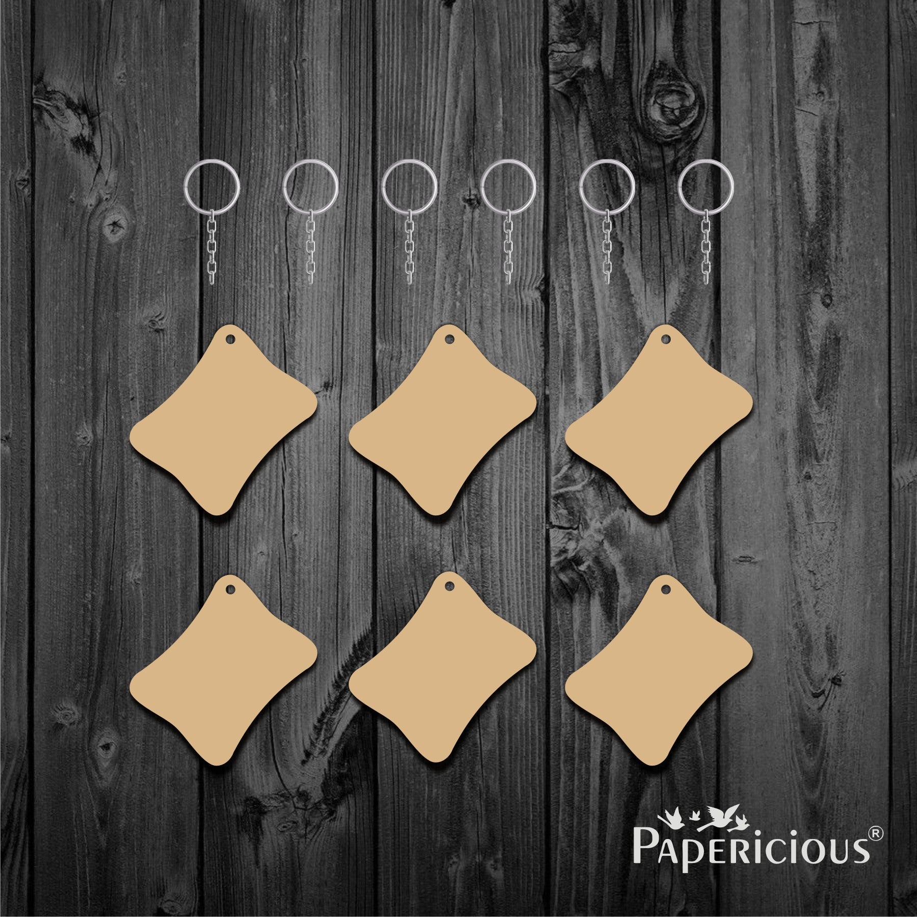 Keyring Raw MDF Pillow