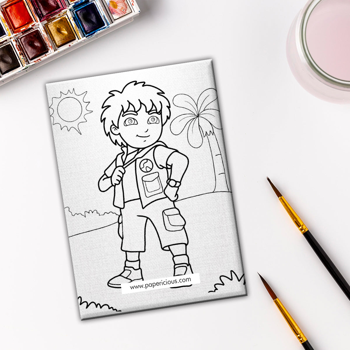 Pre Marked DIY Canvas - Dora Style 11