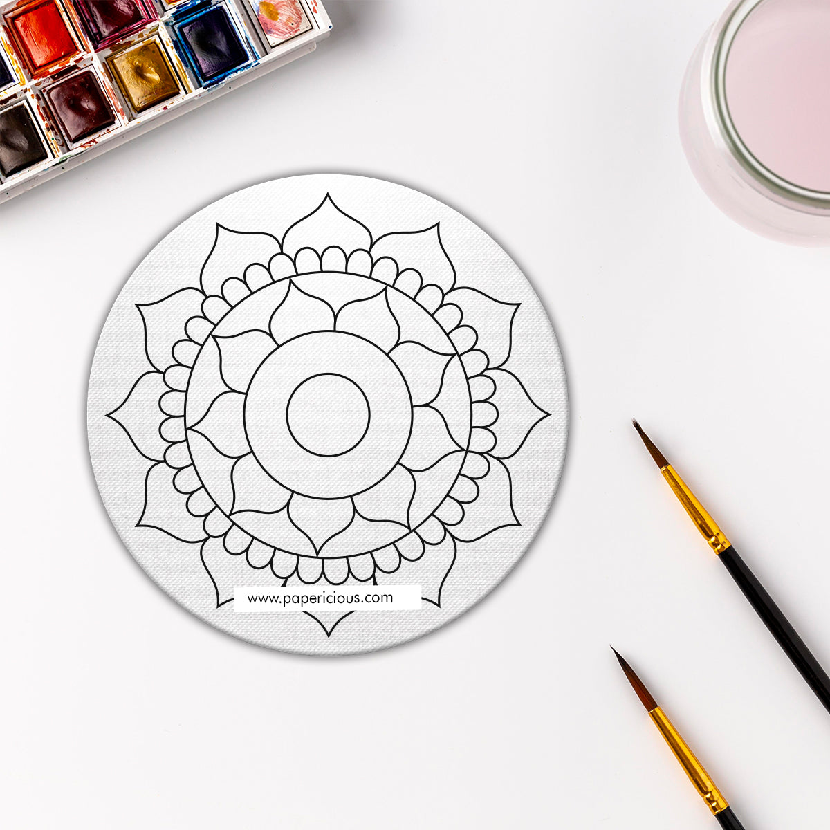 Pre Marked DIY Canvas - Mandala Art - Style 18