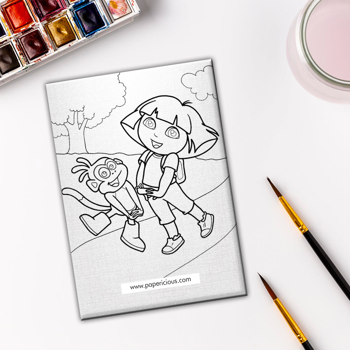Pre Marked DIY Canvas - Dora Style 3