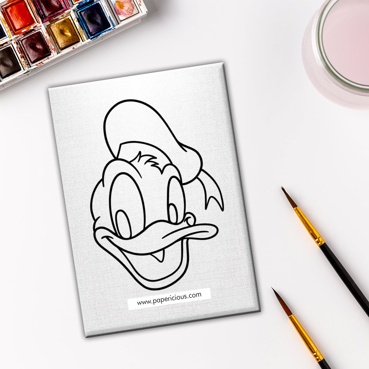 Pre Marked DIY Canvas - Donald Duck Style-6