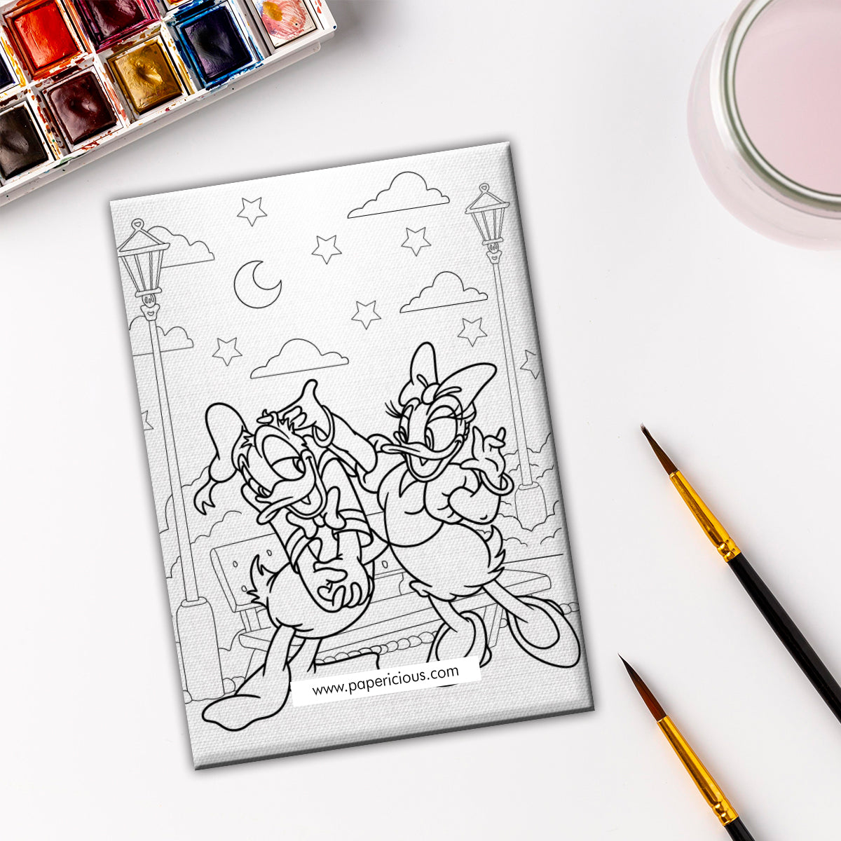 Pre Marked DIY Canvas - Donald Duck Style-7
