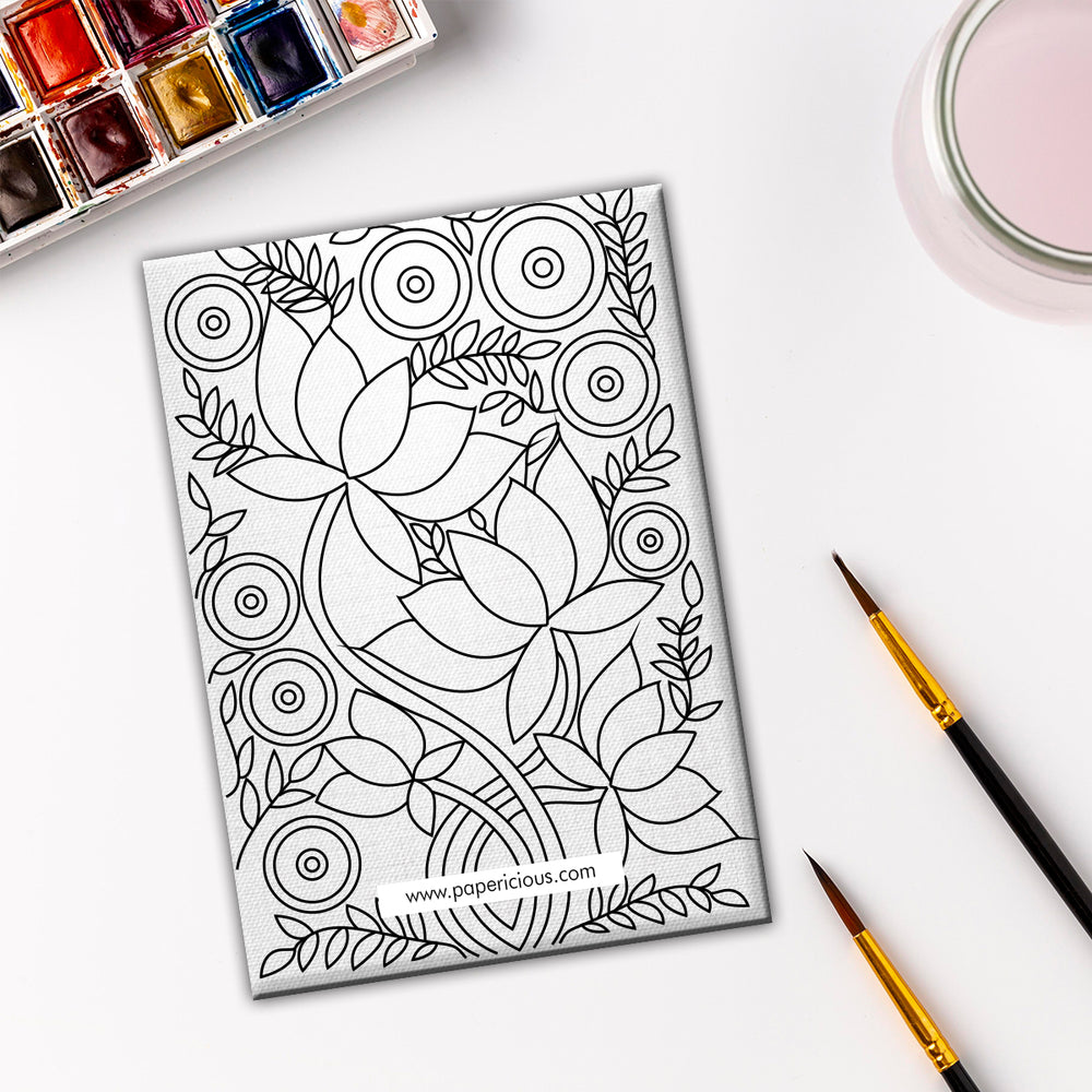 Buy DIY Pre Marked - Pre Drawn Canvas Board for Painting