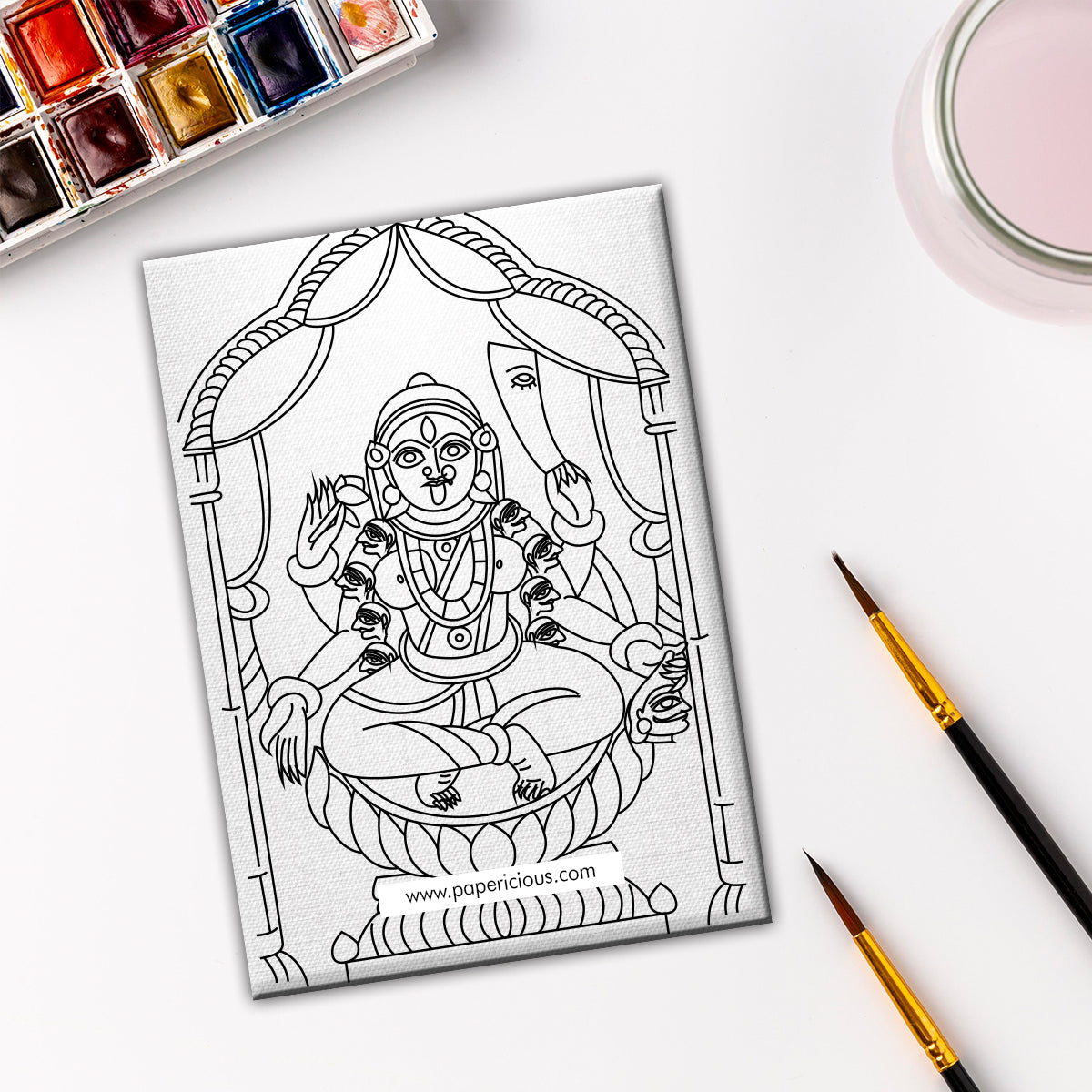 Pre Marked DIY Canvas - Pattachitra Style-4