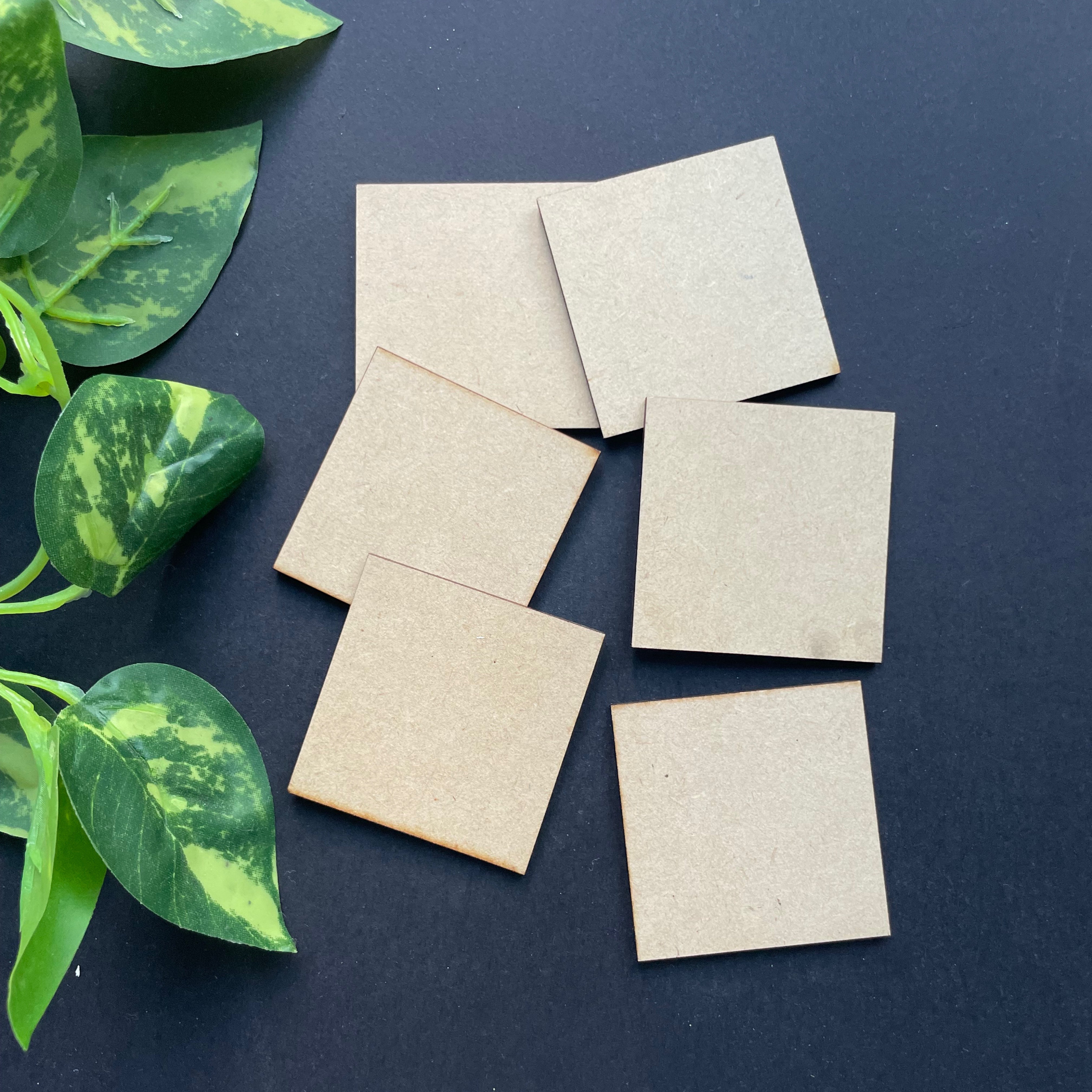 Papericious Pine MDF Square Bases