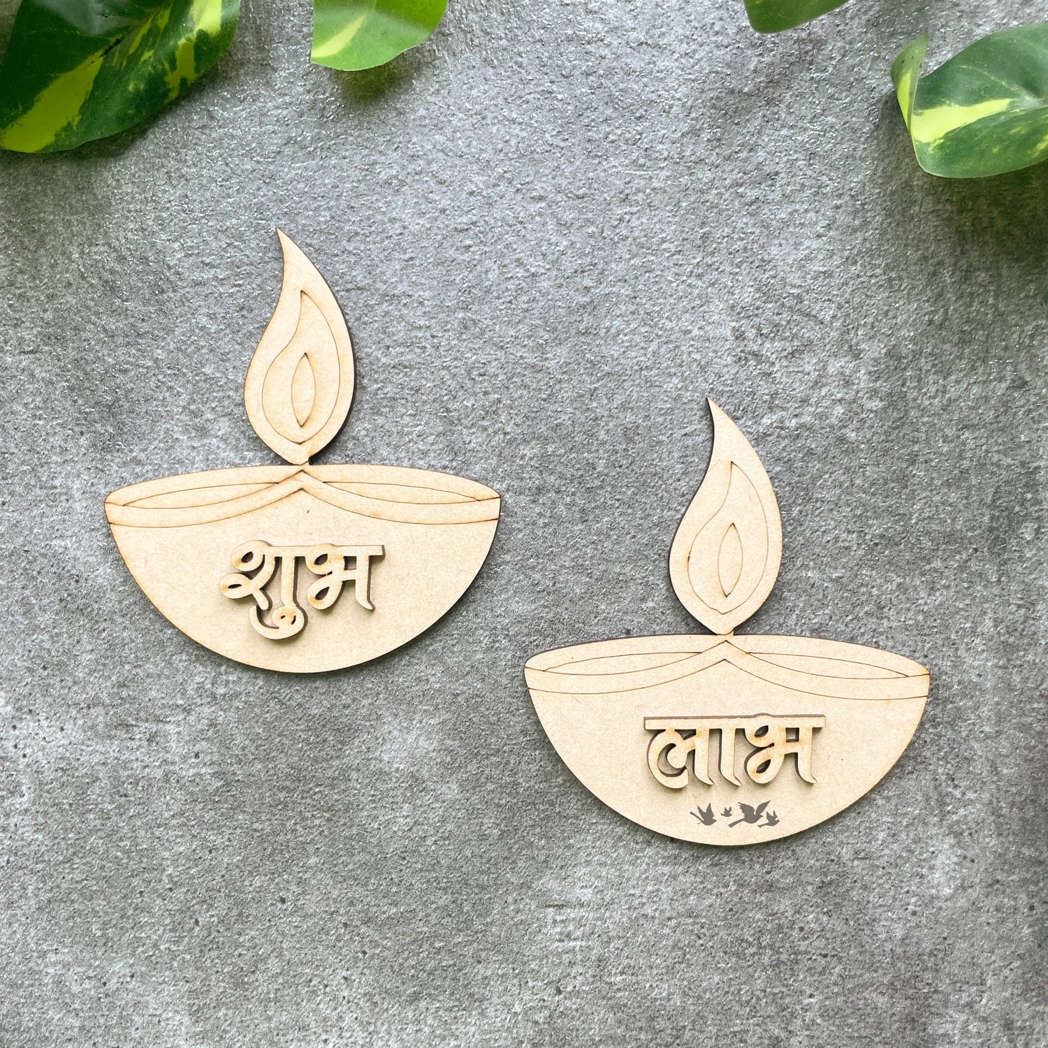 Shubh Labh - pre marked diya