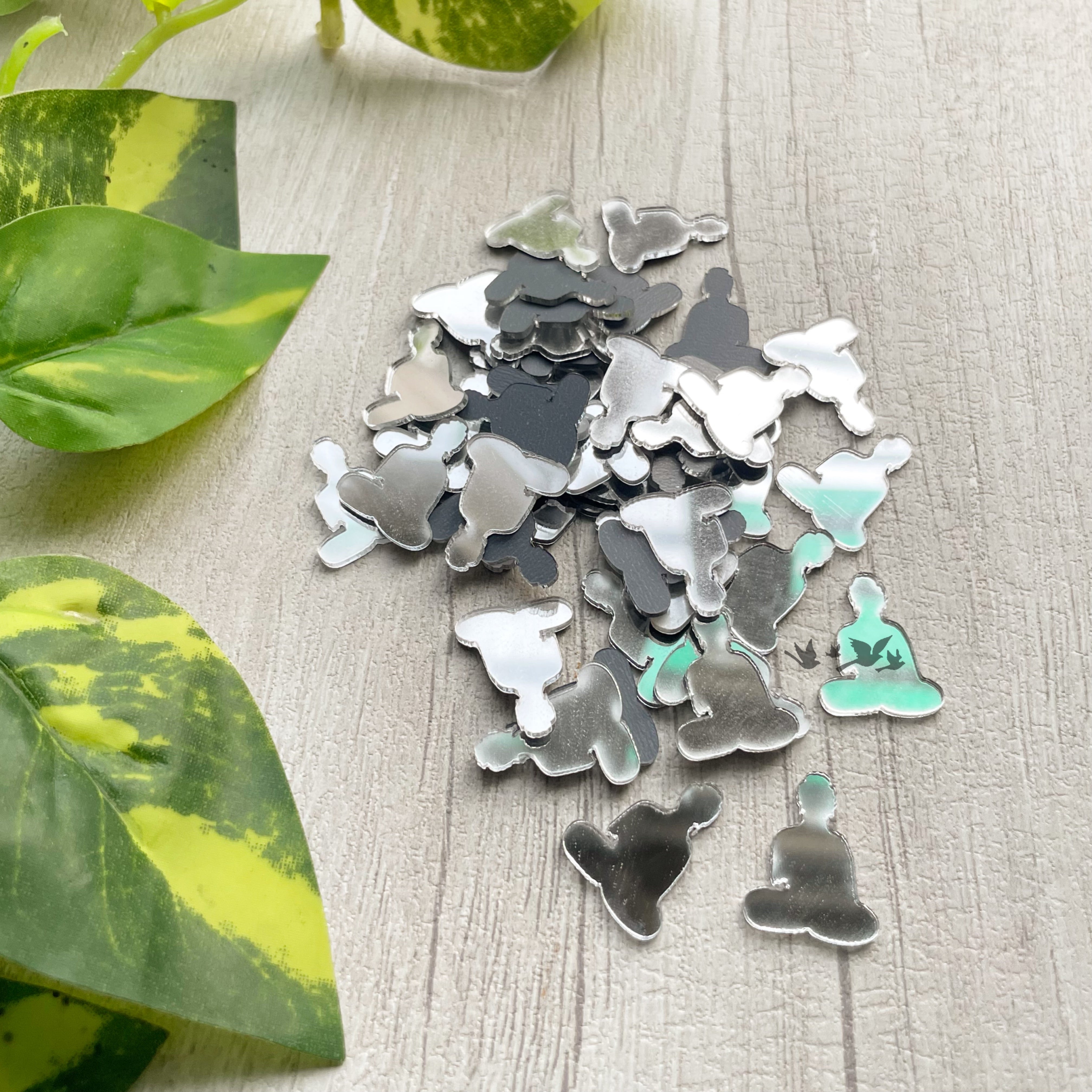 Acrylic Mirror Cutout - Buddha (100 pc)