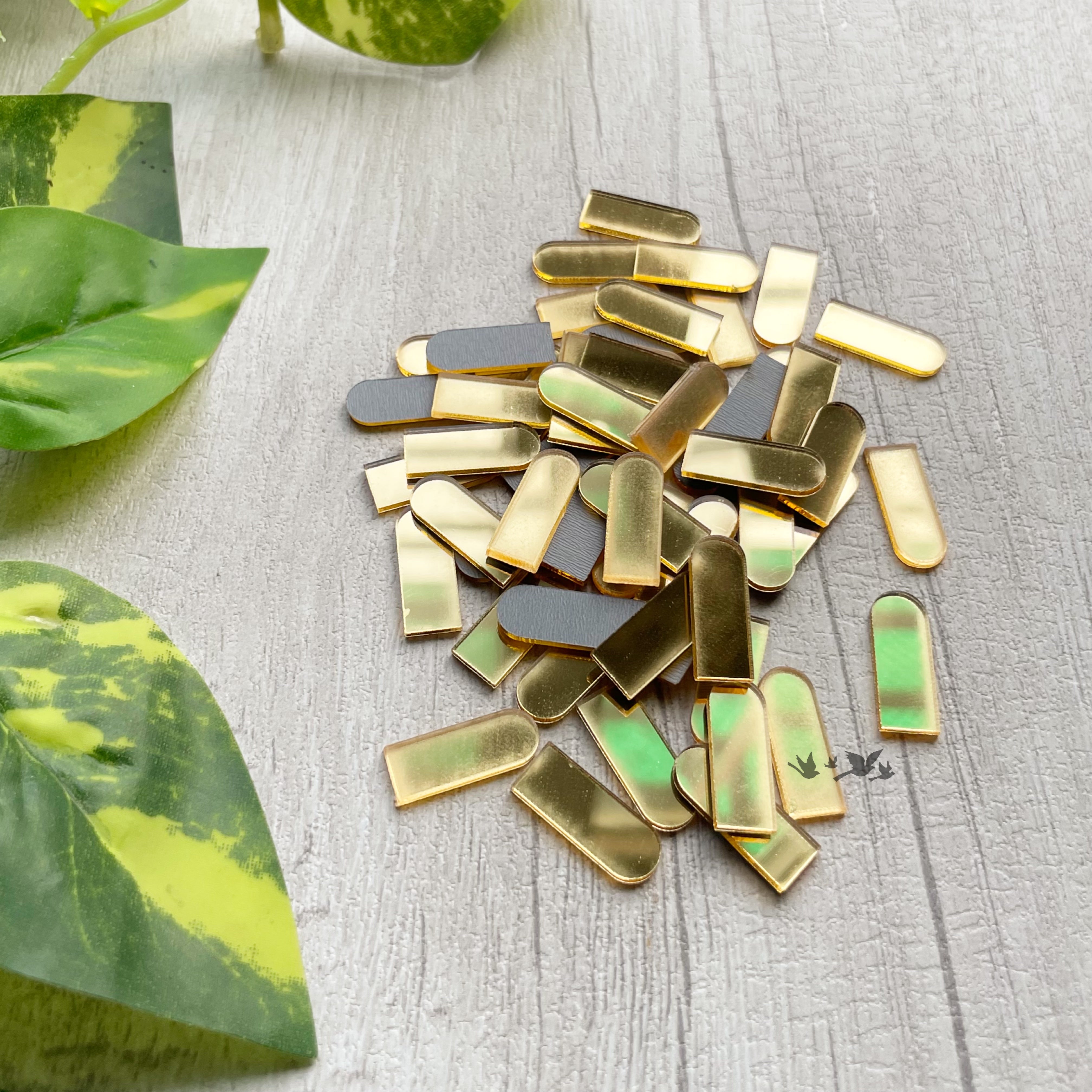 Acrylic Mirror Cutout - Golden Dome (100 pc)
