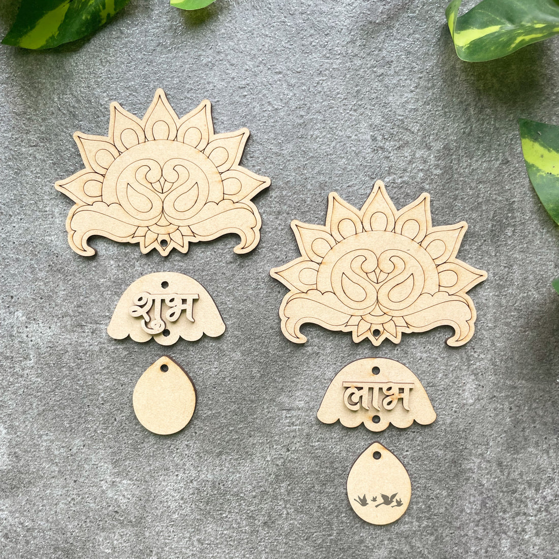 MDF Shubh Labh Cutout Designs for DIY Diwali Decoration ideas