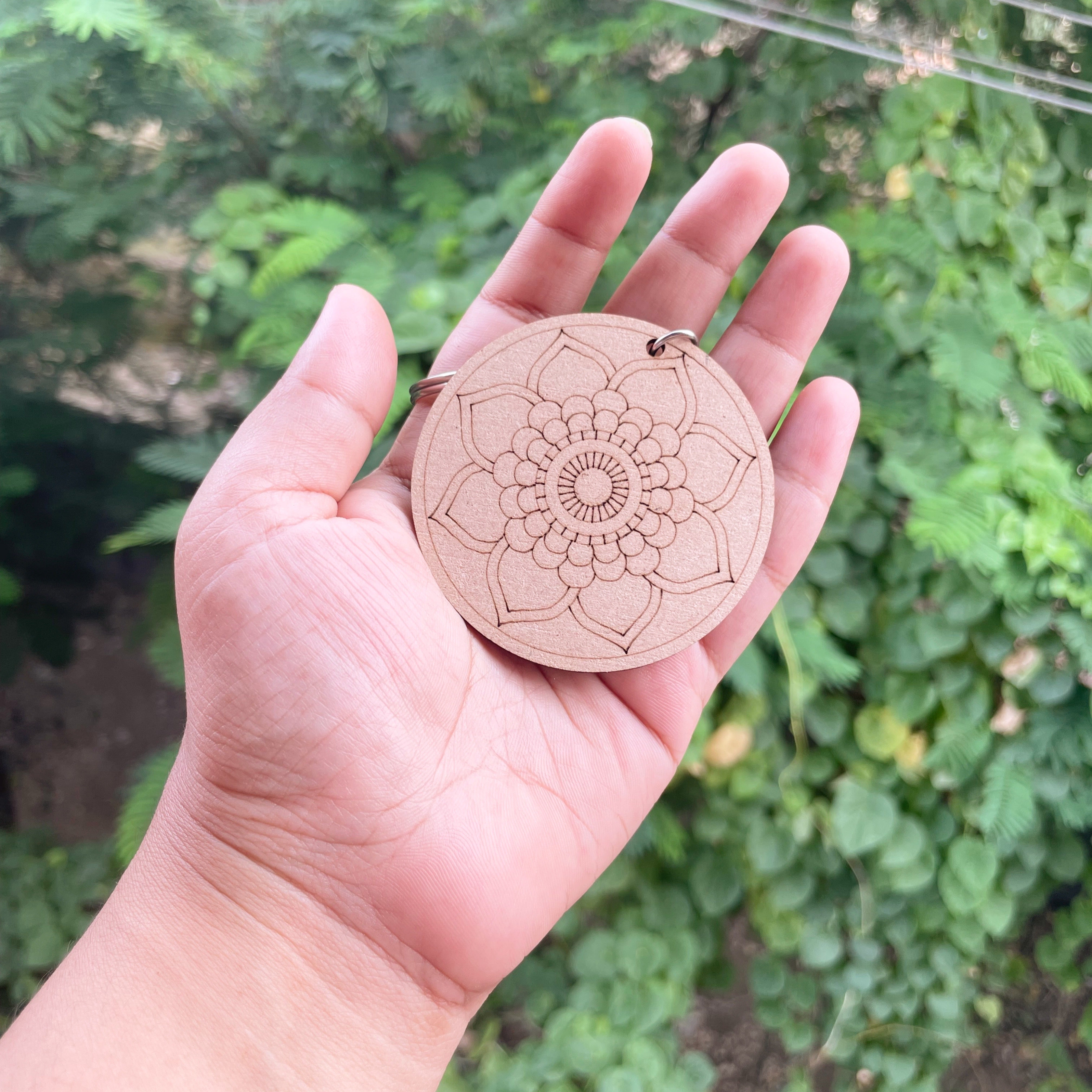 Pre marked Keychain - Mandala 3