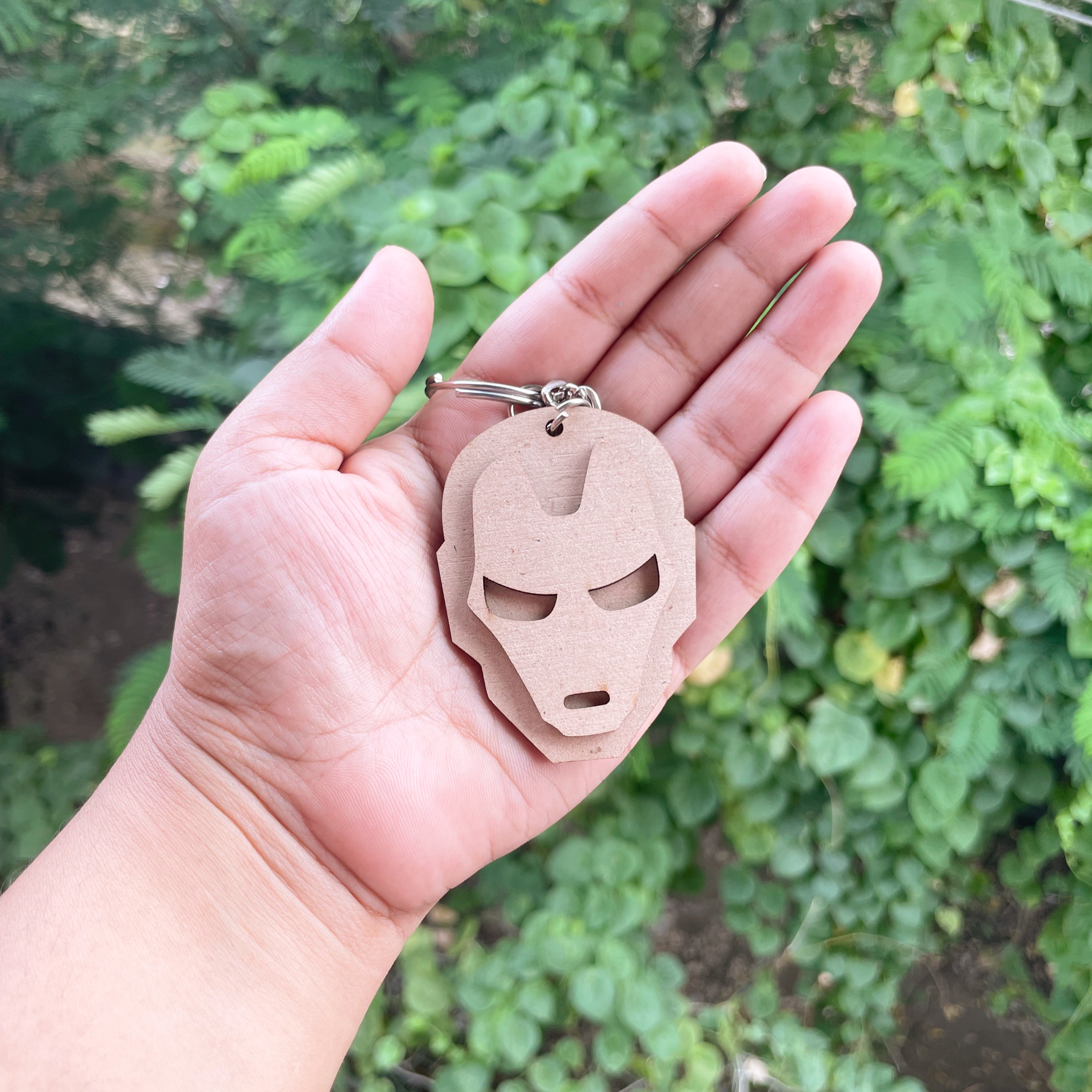 Pre marked Keychain 2 Layered - Iron Man