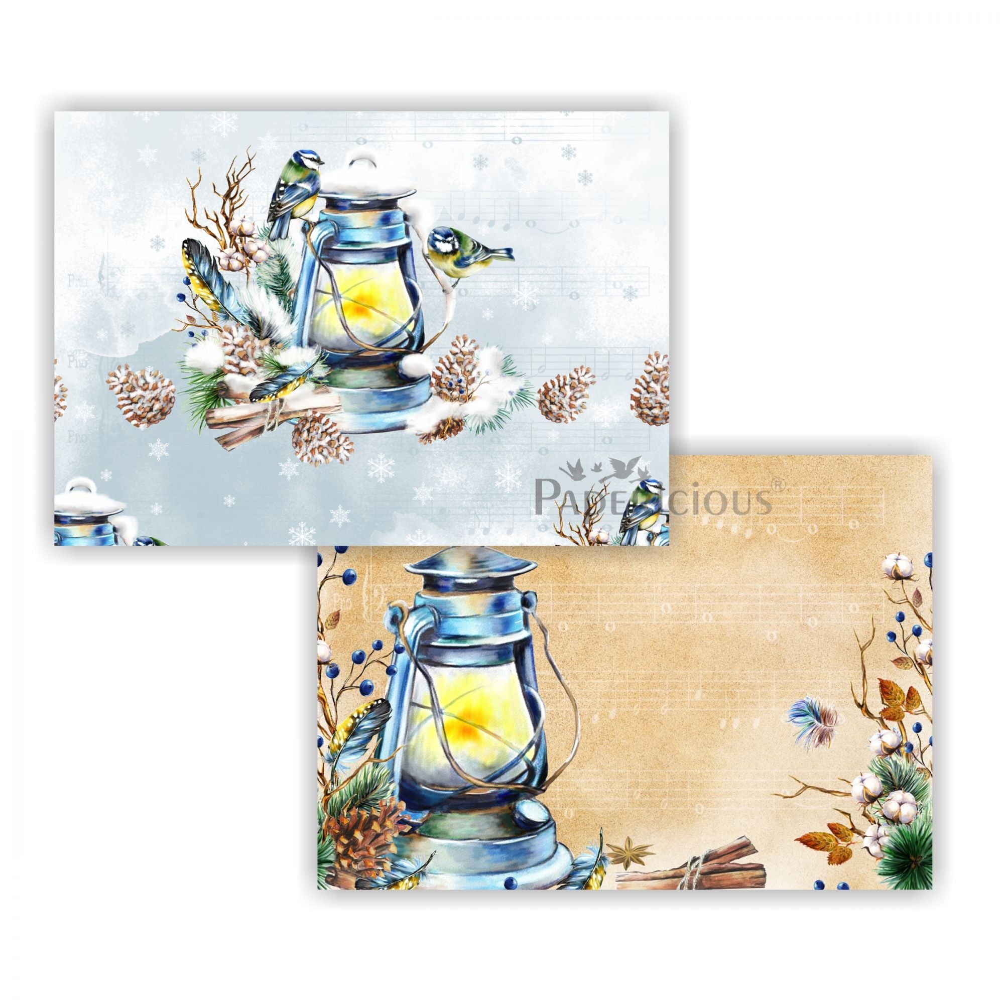 Papericious - Decoupage Papers - Lantern - A4 size