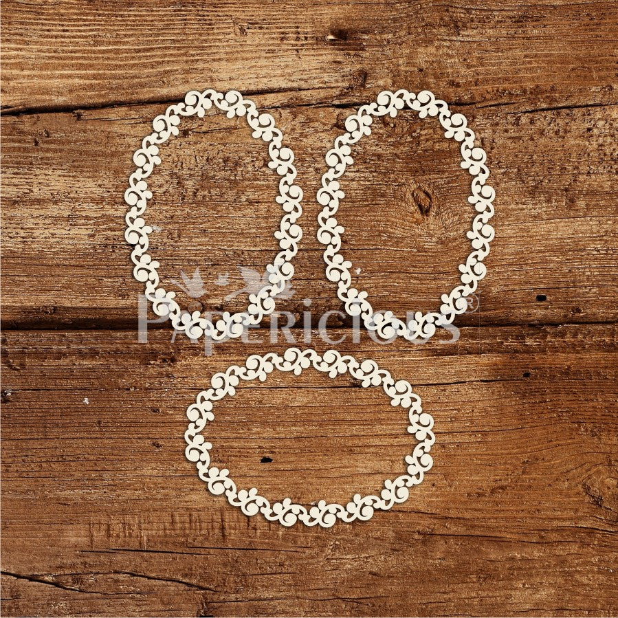 Tiara - 6x6 Inch Laser Cut Collage Chipboard