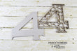 Number 4 (Four) - Laser Cut AlphaNumerals Chipboard (1.4mm)