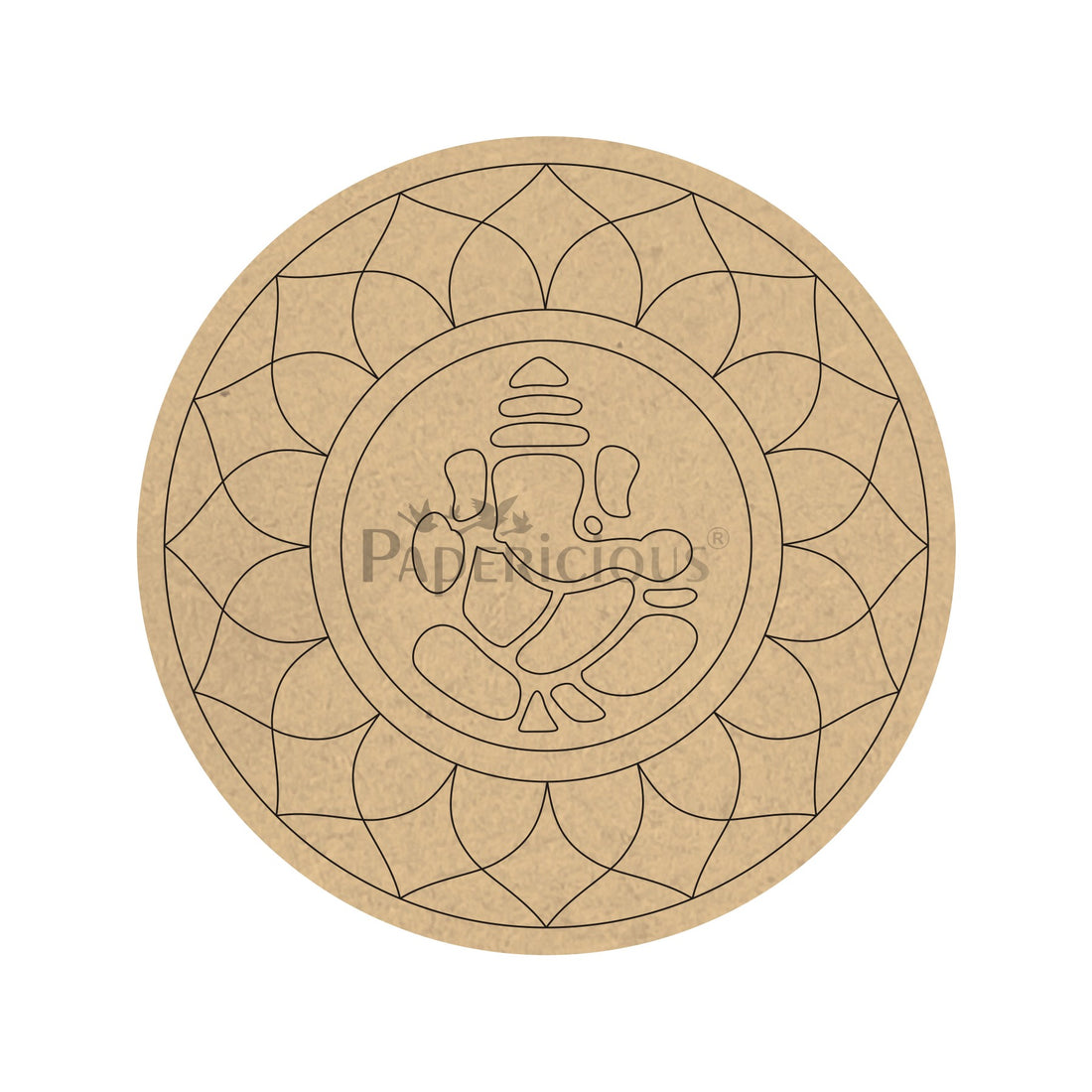 Papericious Mandala Art | MDF Board | Pre Marked Mandala