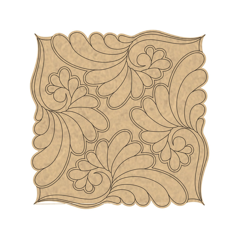 PAPERICIOUS 4mm thick Pre Marked MDF Modern Abstract